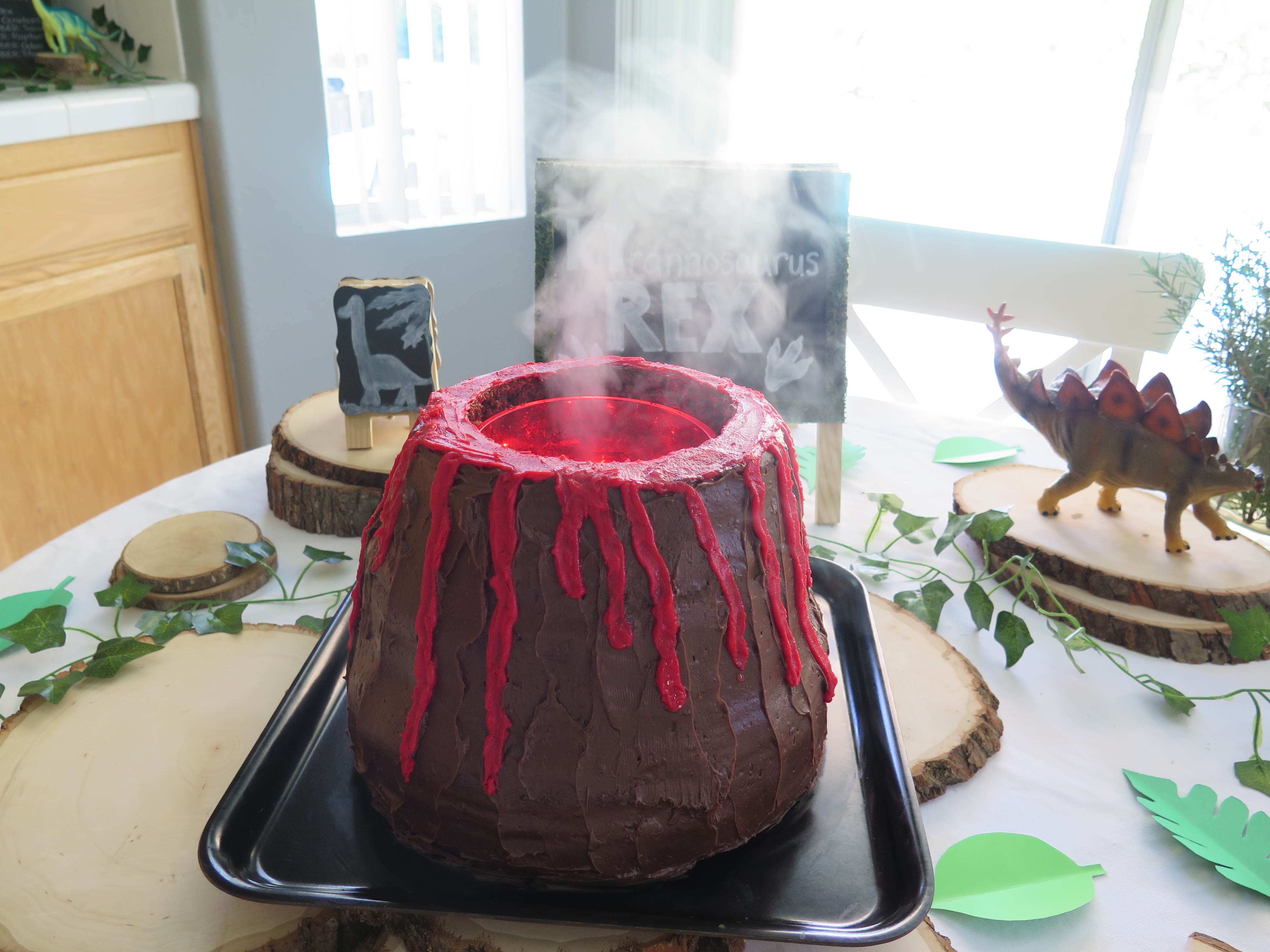 Volcano Cake – Peachy Teachy