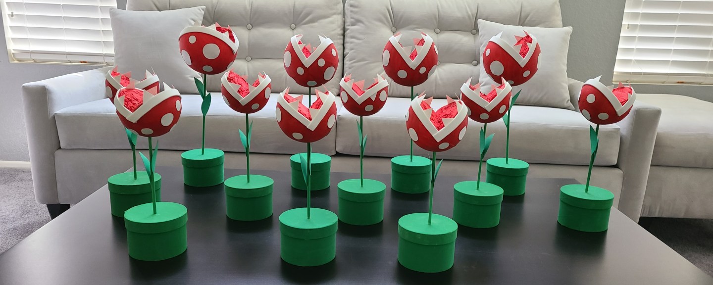 DIY Super Mario Piranha Plants – Peachy Teachy